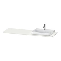Duravit Waschtisch-Konsole Happy D.2 Plus 160x55cm, m 1 AS, B re, Nord we s-matt (HP031HR3939)