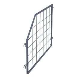 Cordes Palettenaufsatz Trenngitter schr&auml;g RAL 7016 anthrazitgrau (zpa-100.010/AG)