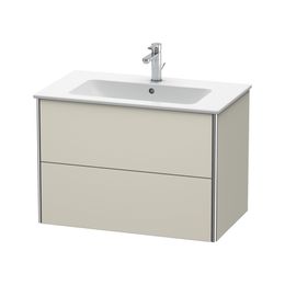 Duravit Waschtischunterschrank XSquare 81x47,8cm, Tau matt, 2 Schubk., wandh&auml;ngend (XS417208383)