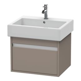 Duravit Waschtischunterschrank Ketho 55x44cm, bas. ma, 1 Auszug, wandh&auml;ngend (KT668604343)