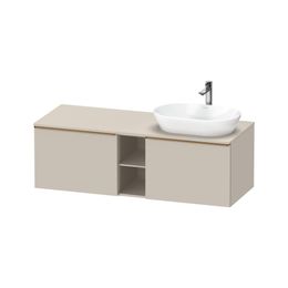 Duravit Waschtischunterschrank D-Neo 140x55cm, 2 A, 1 Pl, B R, b geb/Taupe ma (DE4950R04910000)