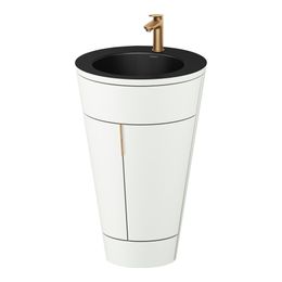 Duravit Waschtischunterschrank c-bonded Set Starck 1 56x86,4x60,5cm, st, G b geb., we. s-matt (S19514O04360000)
