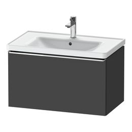 Duravit Waschtischunterschrank D-Neo 78,4x45,2cm, chr/Grap ma, 1 Ausz., wandh&auml;ngend (DE4255010490000)