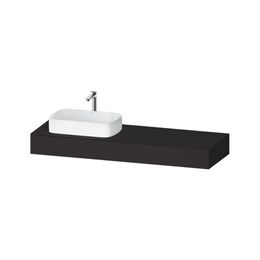 Duravit Konsole Qatego 160x55x17cm, gra m, 1 Ausschn, Beck. li (QA4806080800000)