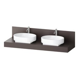 Duravit Konsole Balcoon 160x55x37cm, 2 AS, Be beids., braun ma (BA90620IGIG0000)