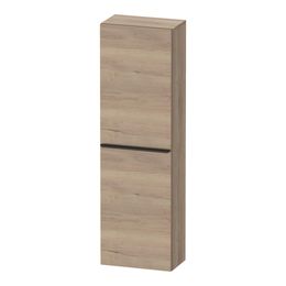 Duravit Halbhochschrank D-Neo 40x24cm, 1 T&uuml;r, 4 B&ouml;, An L, sw/Ei marm. (DE1318LBD550000)