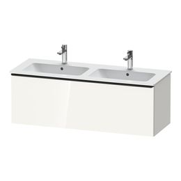 Duravit Waschtischunterschrank D-Neo 128x46,2x44cm, 1 A, wd, schwarz/wei&szlig; hgl (DE42650BD220000)