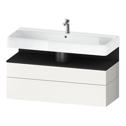Duravit Waschtischunterschrank Qatego 119x47x59cm, gra m/we m, 1 Kast, 1 Ausz. (QA4396080840000)