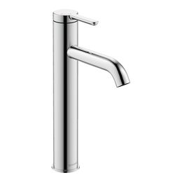 Duravit Waschtisch-Einhebelmischer L FreshStart + -Flow C.1 Ausl. 136mm, o. Zugst.Abl.Gar., chrom (C11033002010)