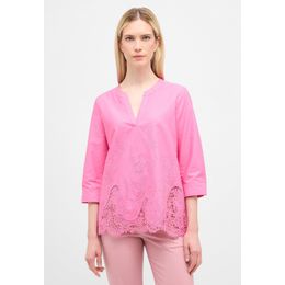 Schlupfbluse Eterna "LOOSE FIT", Damen, Gr. 40, pink, 100% Baumwolle, Blusen Schlupfbluse