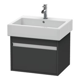 Duravit Waschtischunterschrank Ketho 55x44cm, graph ma, 1 Auszug, wandh&auml;ngend (KT668604949)