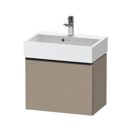 Duravit Waschtischunterschrank D-Neo Compact 58,4x37,2x44cm, 1 A, wd, schwarz/Leinen (DE42290BD750000)