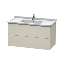 Duravit Waschtischunterschrank L-Cube 102x46,9cm, Tau ma, 2 Schub., wandh&auml;ngend (LC626609191)