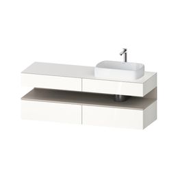 Duravit Waschtischunterschrank Qatego 160x55x60cm, T m/we g, Pl, Beck. re (QA4778091220000)