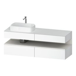 Duravit Waschtischunterschrank Qatego 160x55x60cm, w m/we m, Pl, B l, Nischenb (QA4777084180010)