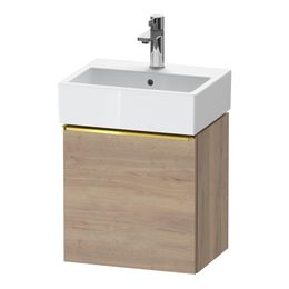 Duravit Waschtischunterschrank D-Neo 43,4x32,2x44cm, 1 T&uuml;r, An R, g pol/Ei ma (DE4217R34550000)