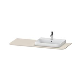 Duravit Waschtisch-Konsole Happy D.2 Plus 130x55cm, m 1 AS, Beck. re, Tau matt (HP031KR8383)