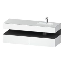 Duravit Einbauwaschtisch-M&ouml;bel-Set Qatego 160x50x60cm, Kon-WTU, B, B r, gra m/we m (QA4796049180010)