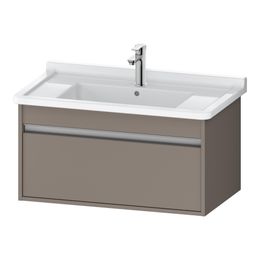 Duravit Waschtischunterschrank Ketho 80x45,5cm, bas. ma, 1 Ausz., wandh&auml;ngend (KT666404343)