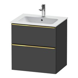 Duravit Waschtischunterschrank D-Neo 61x46,2cm, g pol/gra m, 1 Kast, 1 Ausz. (DE4361034490000)