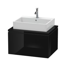 Duravit Waschtischunterschrank L-Cube 72x54,7cm, sw hgl, f&uuml;r Konsole, 1 Auszug (LC581104040)