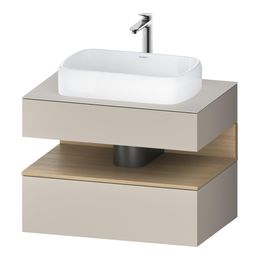 Duravit Waschtischunterschrank Qatego 80x55x60cm, E na/tau m, Pl, 1 Schubkast. (QA4730030910000)