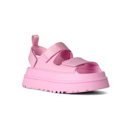 UGG Australia Plateausandale UGG "GOLDENGLOW", Damen, Gr. 8 (39), rosa, Synthetik, Textil, unifarben, Schuhe Plateausandale, Sommerschuh, Strandschuh, Plateausandale mit Klettverschl&uuml;sse