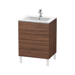 Duravit Waschtischunterschrank L-Cube 62x48,1cm, Nussb dkl., 2 Ausz., stehend (LC662502121)