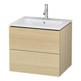 Duravit Waschtischunterschrank L-Cube 62x48,1cm, med. Ei, 2 Schub., wandh&auml;ngend (LC624007171)