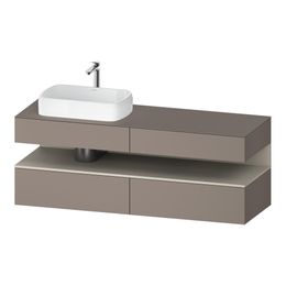 Duravit Waschtischunterschrank Qatego 160x55x60cm, T m/ba m, Pl, B l, Nischenb (QA4777083430010)