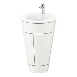 Duravit Waschtischunterschrank c-bonded Set Starck 1 56x86,4x60,5cm, st, G ES ge, we. s-matt (S19513O70360000)