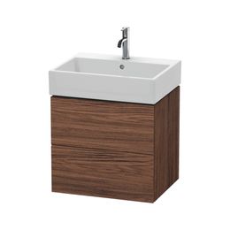 Duravit Waschtischunterschrank L-Cube 58,4x 45,9cm, N dkl., 2 Schub., wandh&auml;ngend (LC627502121)