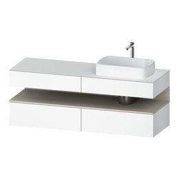 Duravit Waschtischunterschrank Qatego 160x55x60cm, T m/we m, Pl, Beck. re (QA4778083180000)