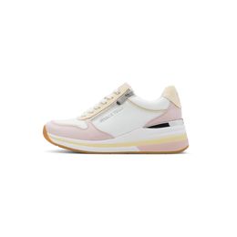 Marco Tozzi Sneaker Damen Gr&ouml;&szlig;e 41 hellgelb / rosa / wei&szlig;