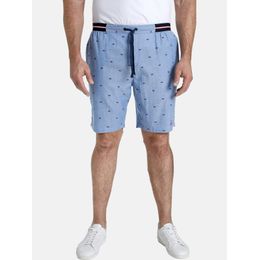 Shorts CHARLES COLBY "Bermuda BARON KELLAN", Herren, Gr. 64, N-Gr, braun (hellblau), Obermaterial: 100% Baumwolle CO., comfort fit, Hosen Shorts