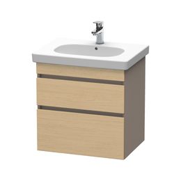 Duravit Waschtischunterschrank DuraStyle 60x45,3cm, Ei nat/b ma, 2 SchKa., wandh&auml;ngend (DS648303043)