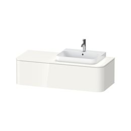 Duravit Waschtischunterschrank Happy D.2 Plus 130x55cm, 1 A, f AWT, Beck. re, we. hgl (HP4942R2222)