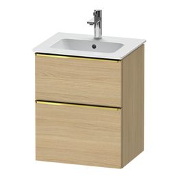 Duravit Waschtischunterschrank D-Neo 51x40,2cm, 1 Kast, 1 A, wd, g pol/Ei Nat (DE4360034300000)