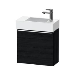 Duravit Waschtischunterschrank D-Neo 48,4x22,2x44cm, 1 T&uuml;r, An L, ch/Ei sw (DE4219L10160000)