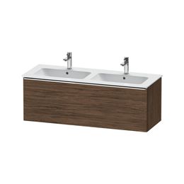 Duravit Waschtischunterschrank D-Neo 128x46,2x44cm, 1 A, wd, chr/Nussb dkl. (DE4265010210000)