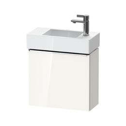 Duravit Waschtischunterschrank D-Neo 48,4x22,2x44cm, 1 T&uuml;r, An li, chr/we hgl (DE4219L10220000)