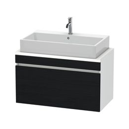 Duravit Waschtischunterschrank Com DuraStyle 90x47,8cm, Ei sw/we ma, f Kons, 1 Auszug (DS530301618)