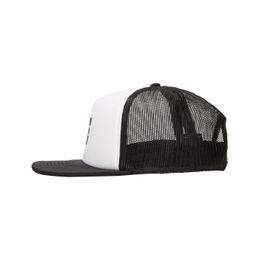 Trucker Cap DC Shoes "Gas Station", Jungen, schwarz-wei&szlig; (wei&szlig;, schwarz), Kunstfaser, Caps Trucker Cap