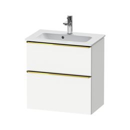 Duravit Waschtischunterschrank D-Neo Compact 61x37,2, g pol/w m, 1 Kast, 1 A, wandh&auml;ngend (DE4368034180000)