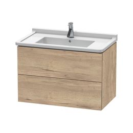 Duravit Waschtischunterschrank L-Cube 82x46,9cm, Ei marm., 2 Schub., wandh&auml;ngend (LC626505555)