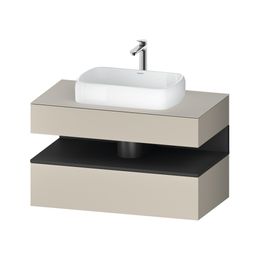 Duravit Waschtischunterschrank Qatego 100x55x60cm, gra m/ta m, Pl, Nischenb (QA4731049830010)