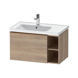 Duravit Waschtischunterschrank D-Neo 78,4x45,2cm, 1 A, B L, b geb/Eiche marm. (DE4258004550000)