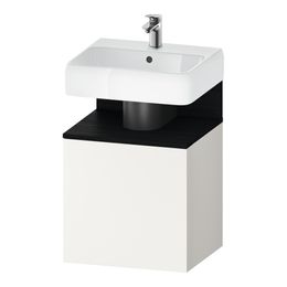 Duravit Waschtischunterschrank Qatego 49x42x64,5cm, 1 T., T. li, Ei sw/we matt (QA4077L16840000)