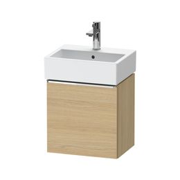 Duravit Waschtischunterschrank D-Neo 43,4x32,2x44cm, 1 T&uuml;r, An L, ch/Ei Nat (DE4217L10300000)