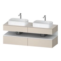 Duravit Waschtischunterschrank Qatego 160x55x60cm, w m/ta m, Pl, Beck. beids. (QA4779018830000)